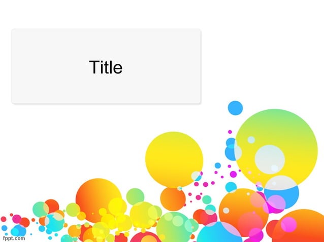Bubbletemplate | PPT