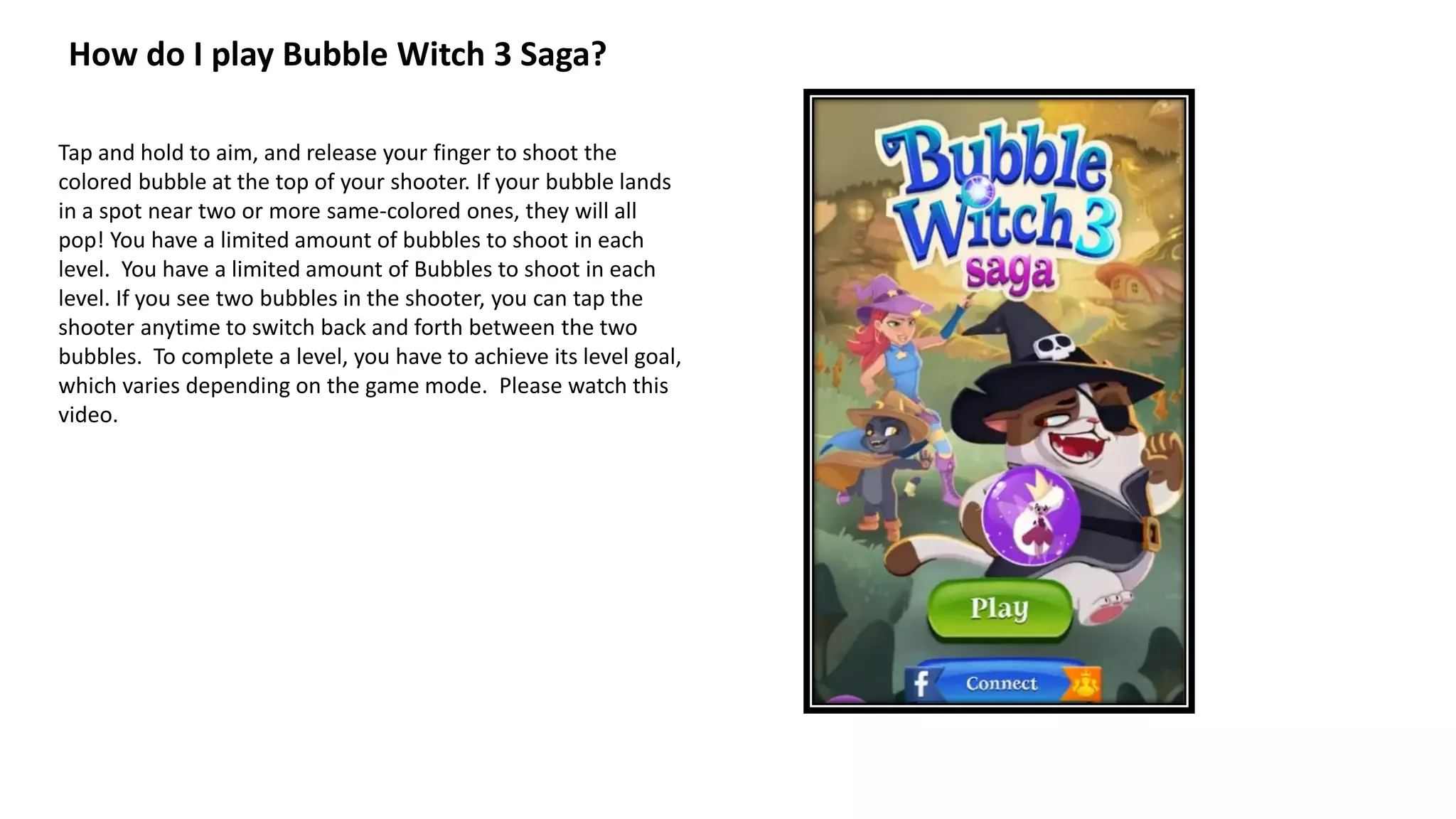 Bubble Witch 3 guide for the beginner | PDF