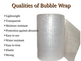 Bubble Wrap Melbourne | PPT