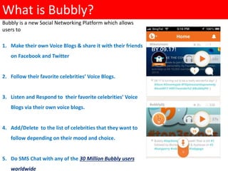 Bubbly an overview ppt | PPTX