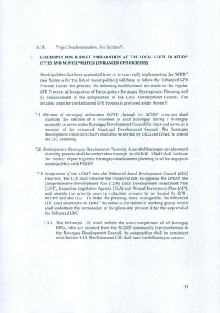 Bub dbm dilg-dswd-napc joint memorandum circular no. 5 dated october 1 ...