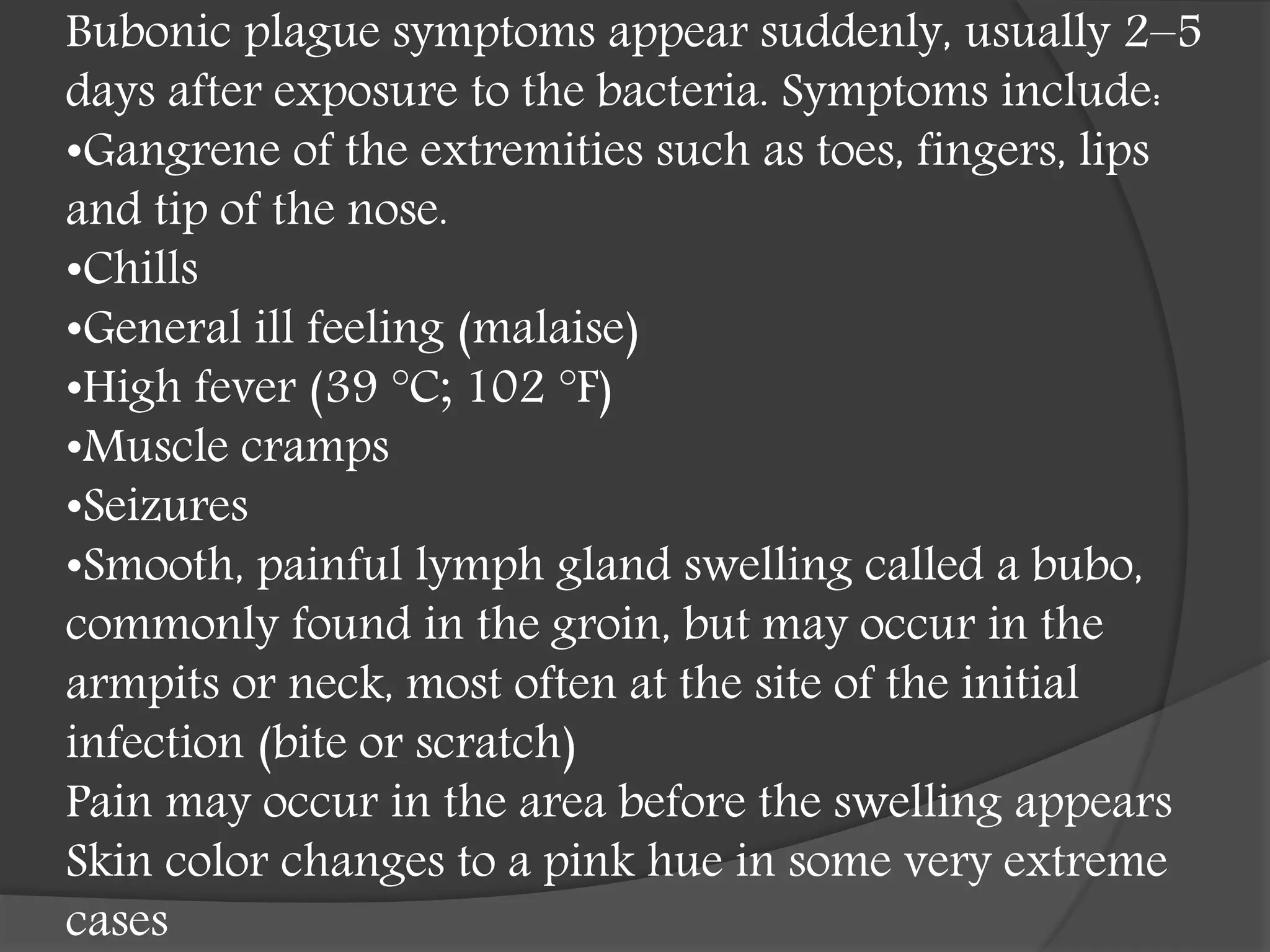 Bubonic plague | PPTX