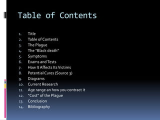 Bubonic plague | PPTX