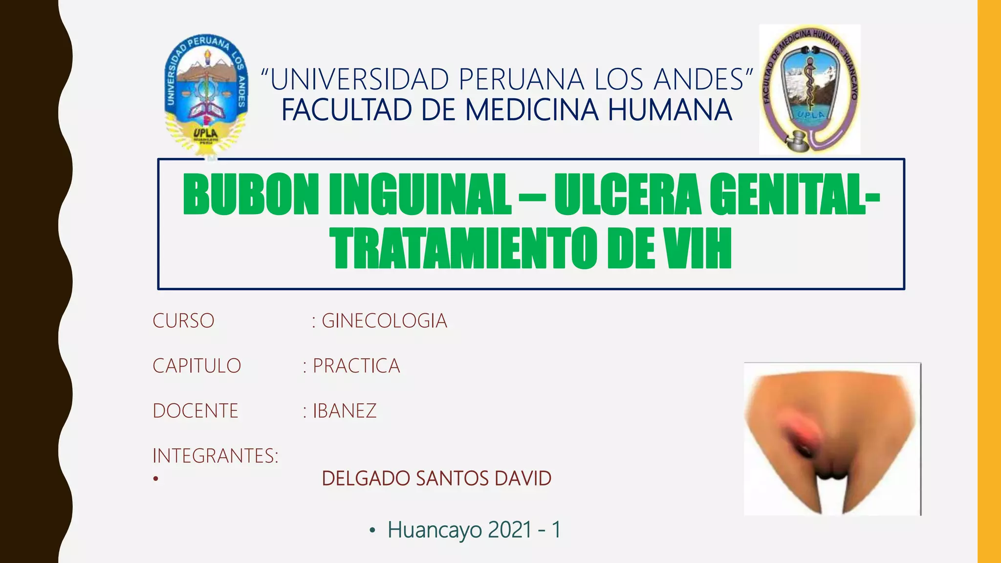 Bubon inguinal ulcera genital tratamiento de vih | PPTX