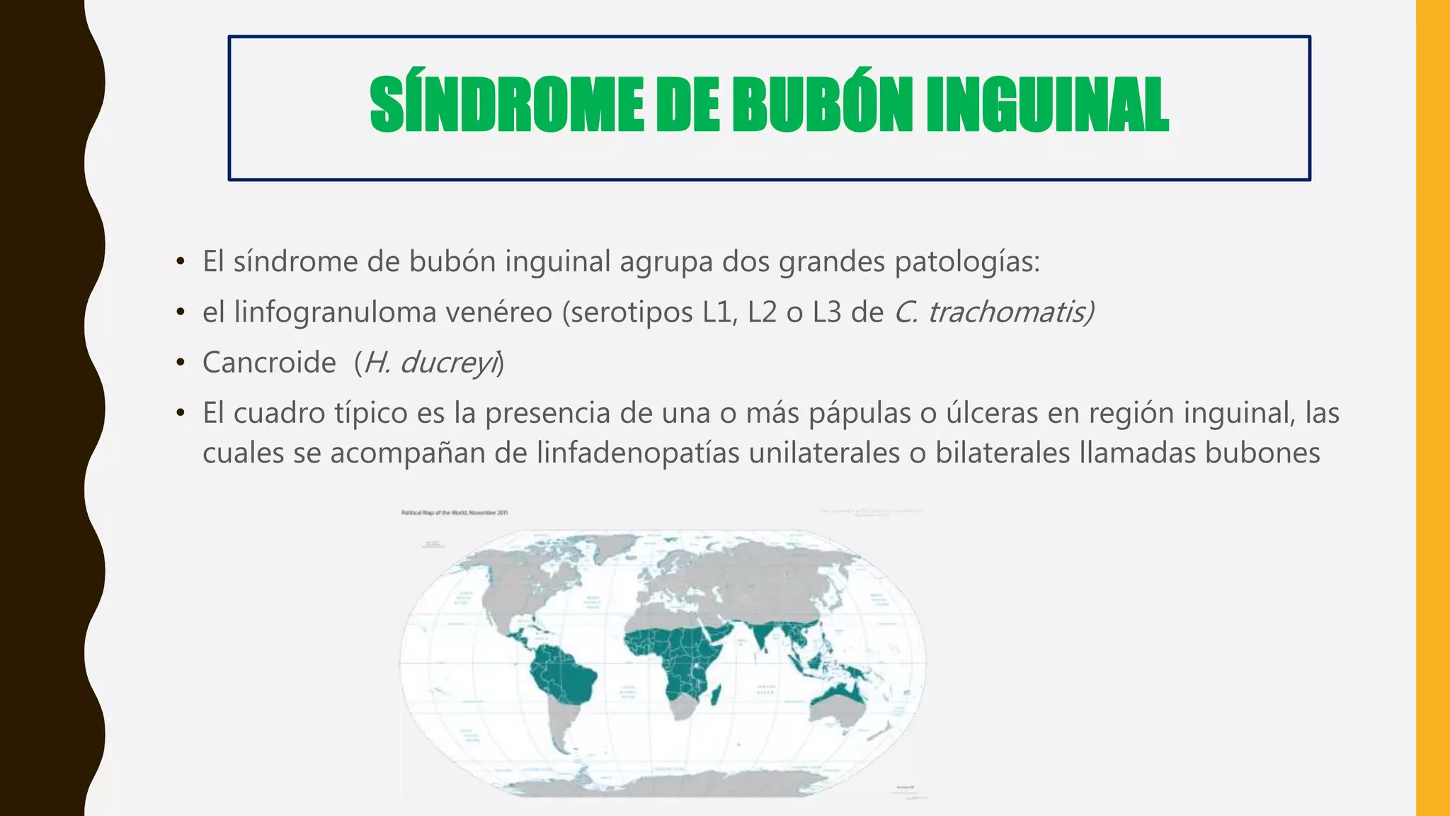 Bubon inguinal ulcera genital tratamiento de vih | PPTX