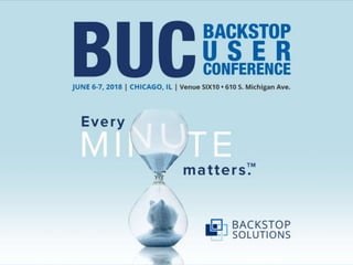 BUC18 Client Success Showcase: Boosting Efficiency with Backstop CRM | PPT