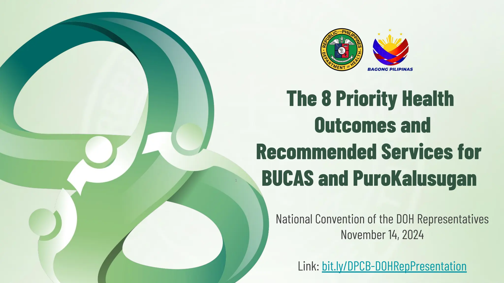 BUCAS and DOH's 8 Health Priorities for 2028 | PDF