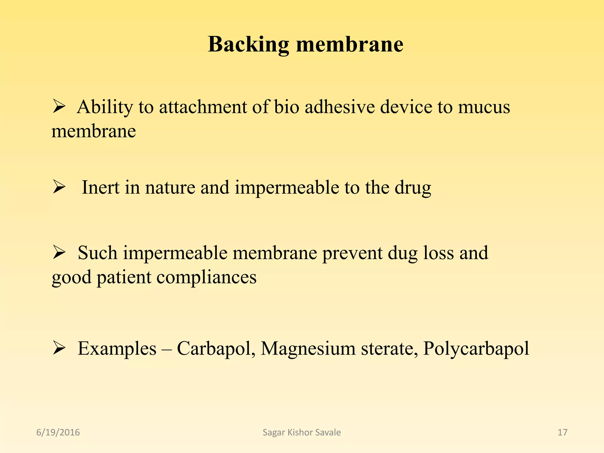 Buccal and sublingual drug delivery system | PPTX