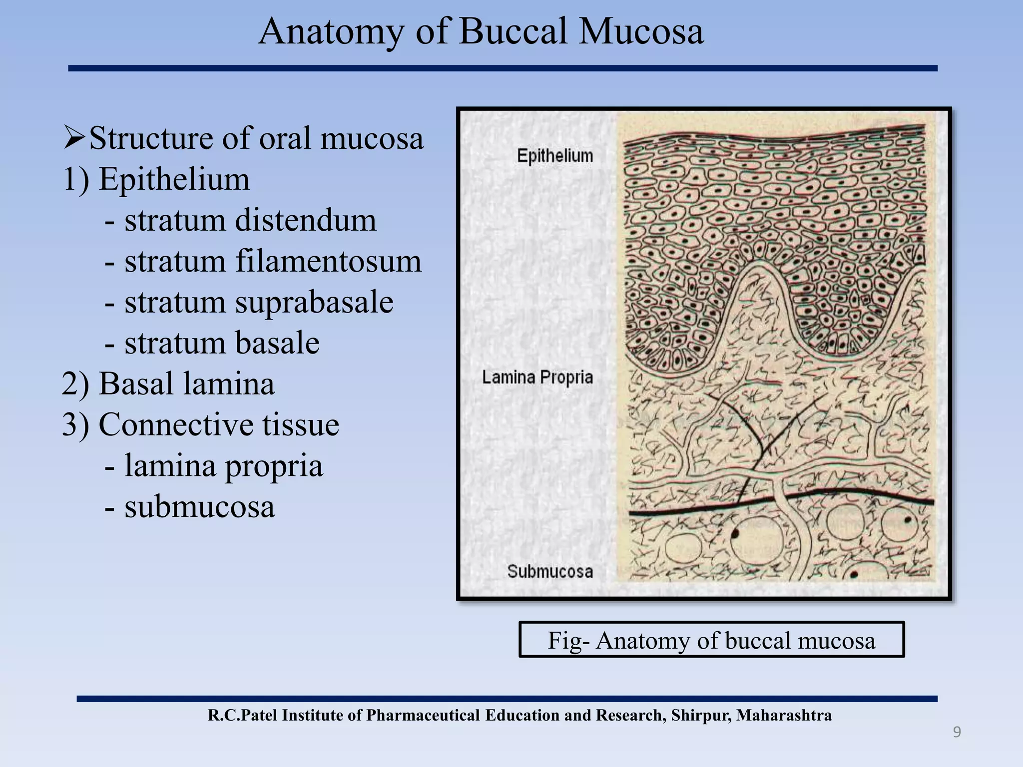 Buccal drug delivery system | PPTX