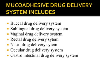 Buccal drug delivery system 1 new | PPT