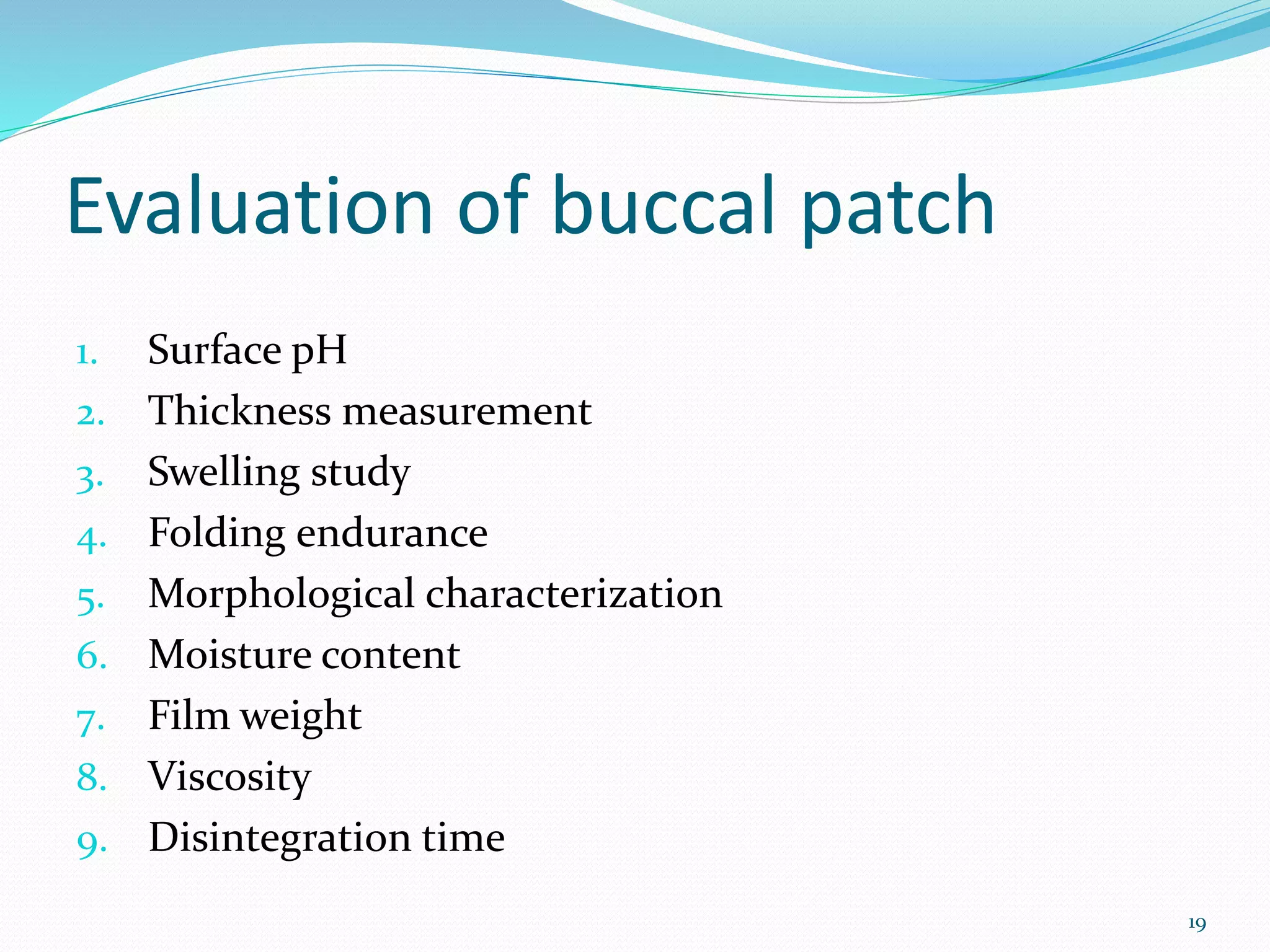 Buccal drug delivery system | PPTX