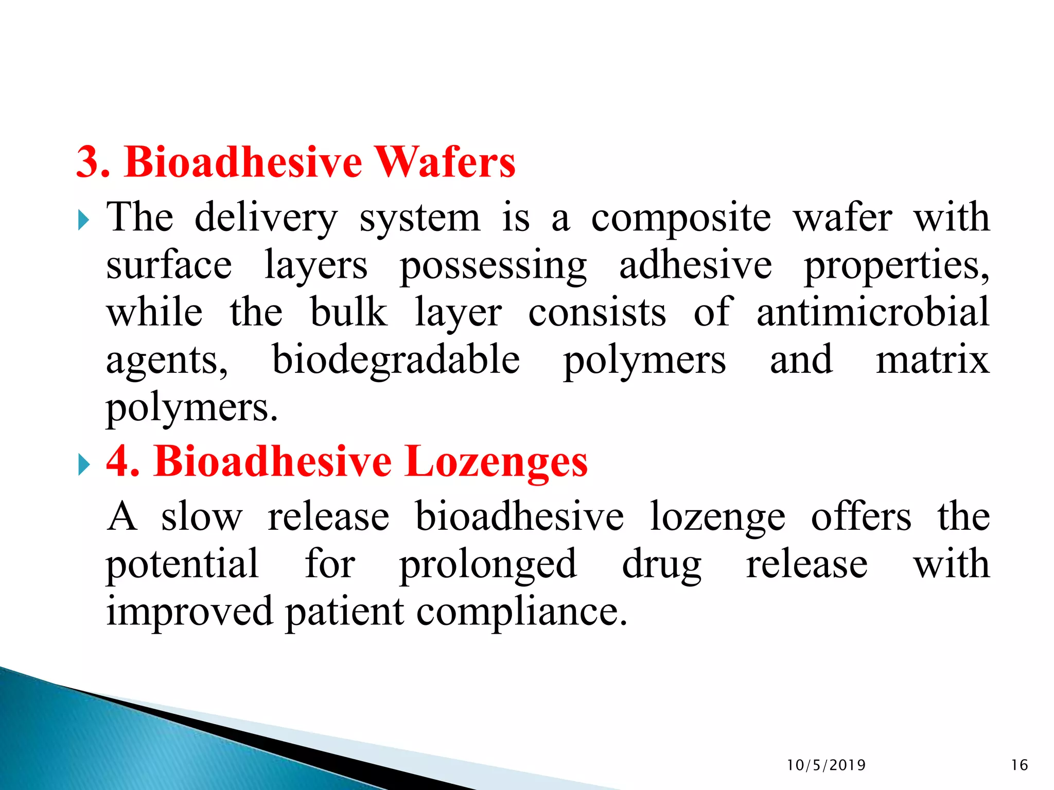 Buccal drug delivery system | PPTX