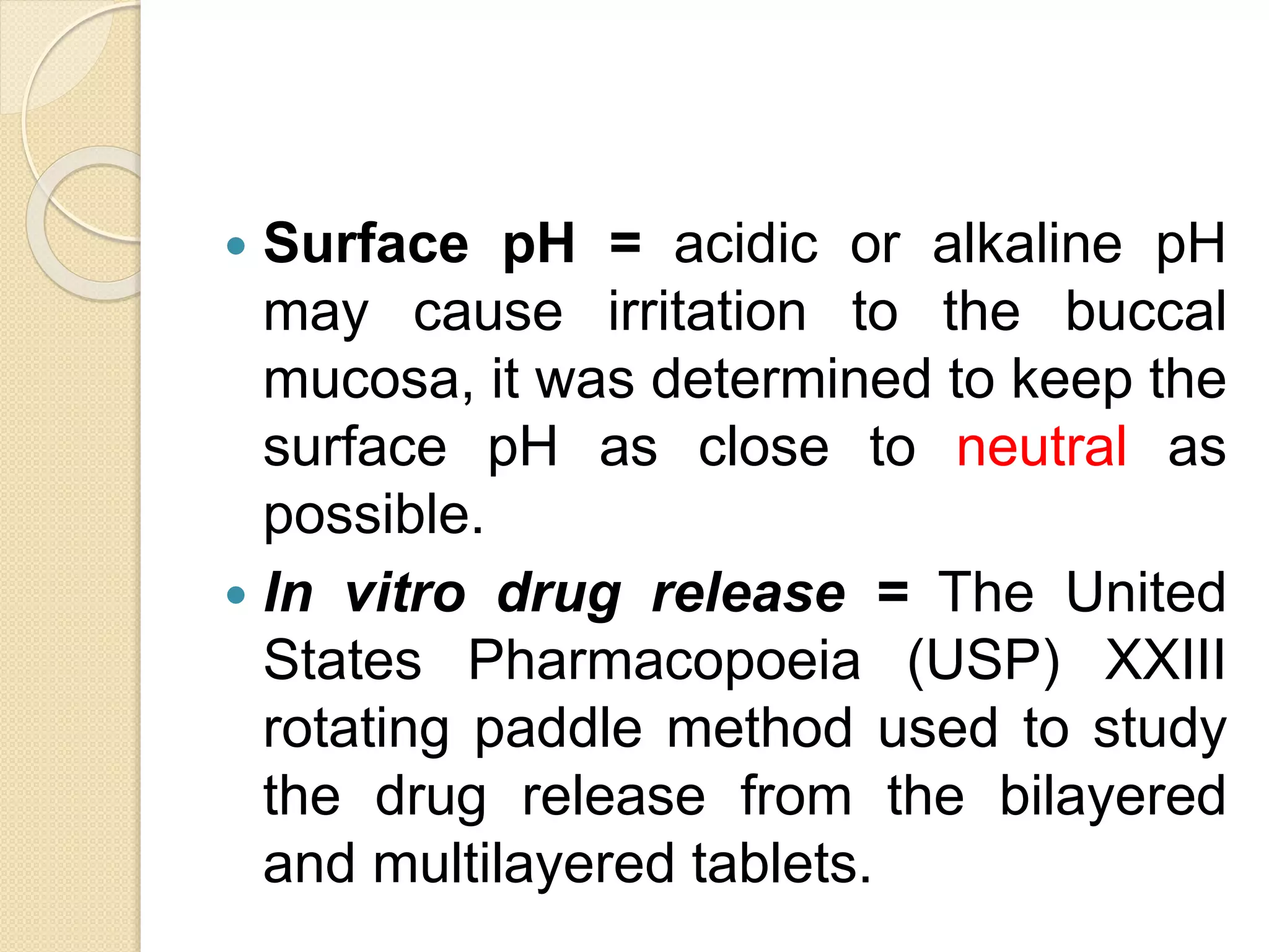 Buccal drug delivery systems | PPTX