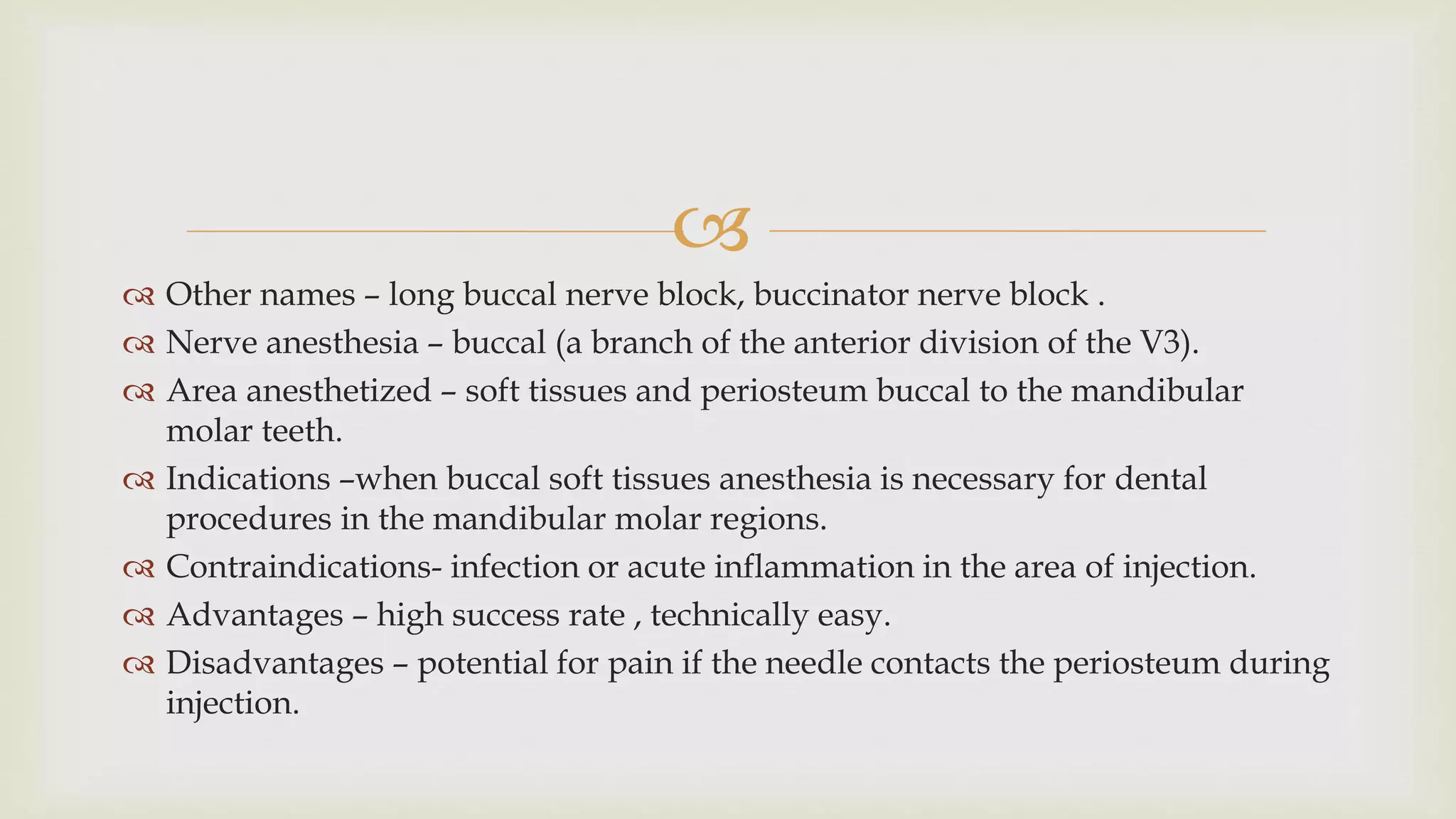 Buccal nerve block | PPTX