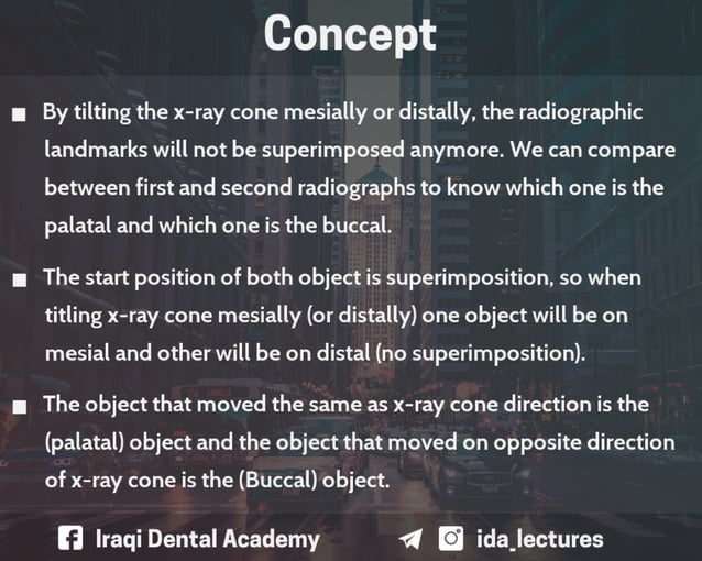Buccal Object Rule - A Radiographic Aid in Dental Practice. | PDF
