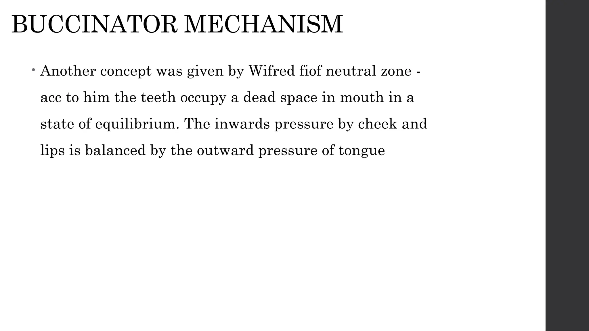 buccinator mechanism.pptx in orthodontic | PPTX