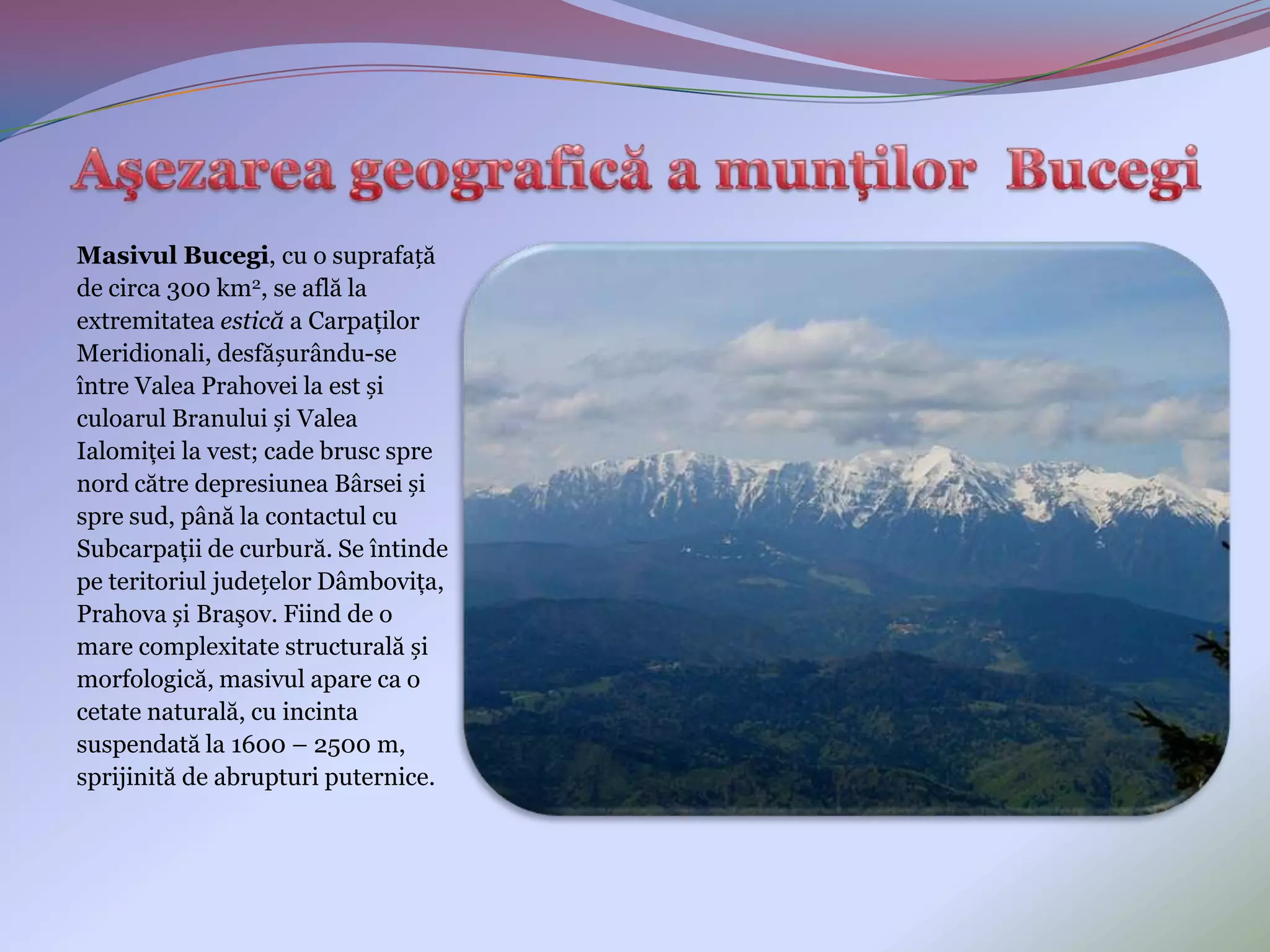 muntii Bucegi | PPSX