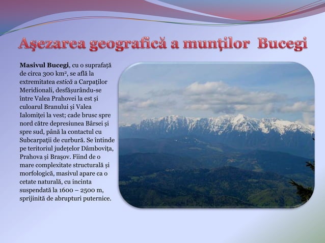 muntii Bucegi | PPT