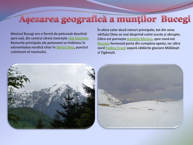 muntii Bucegi | PPSX