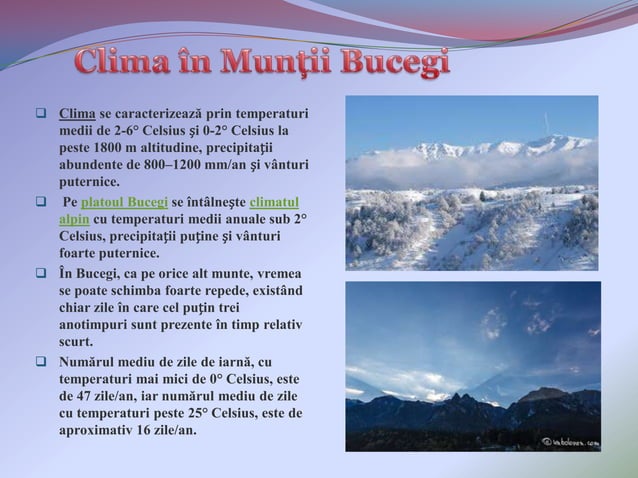 muntii Bucegi | PPSX
