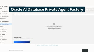 Build Agentic AI Applications with Oracle AI Database Private Agent ...