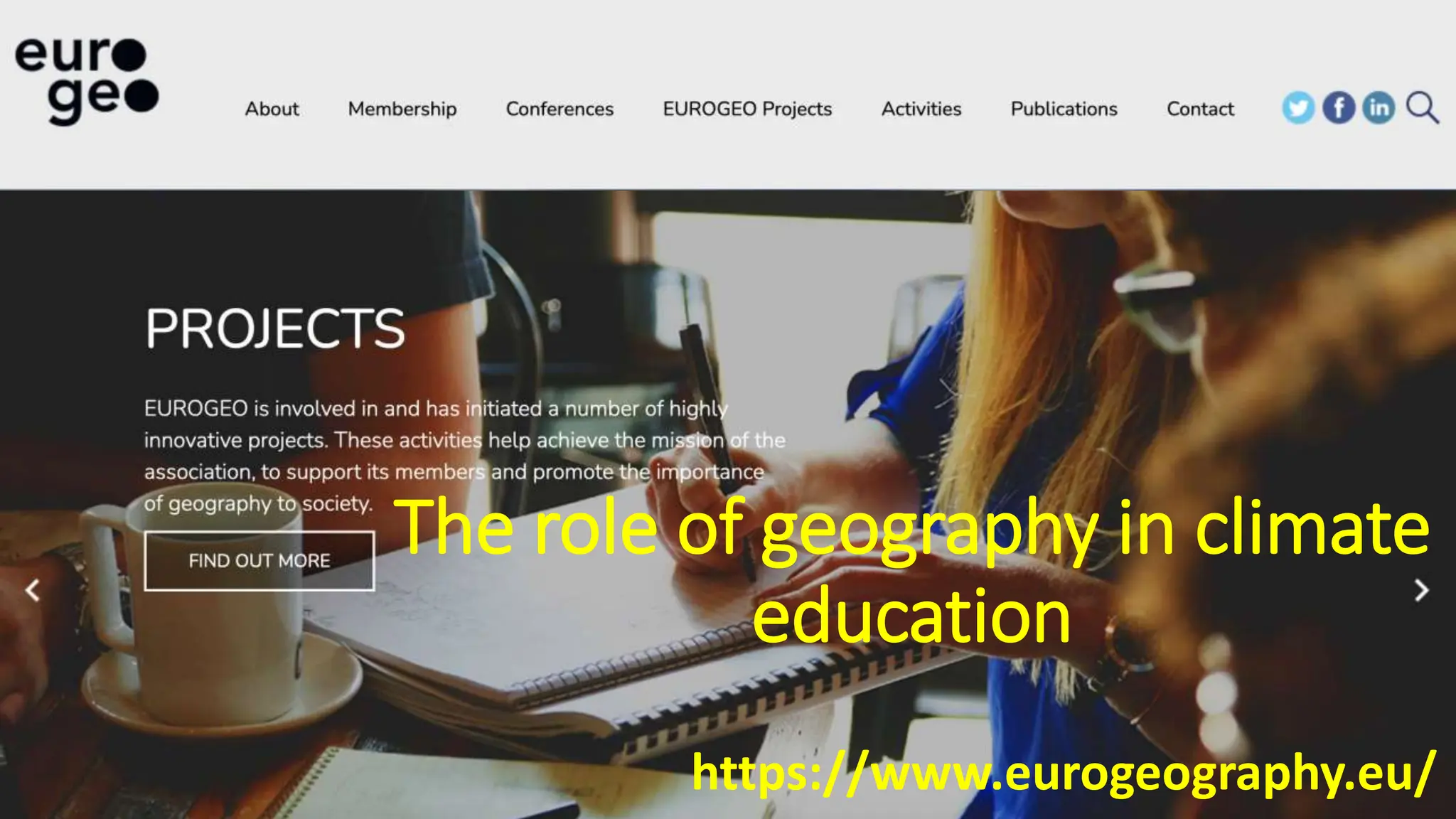 The role of Geography in climate education: science and active ...