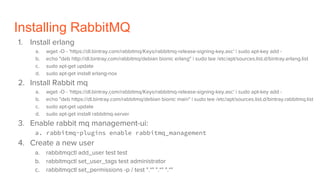 Getting started with rabbitmq | PPT