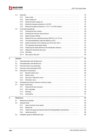 Bucher lift control guide | PDF