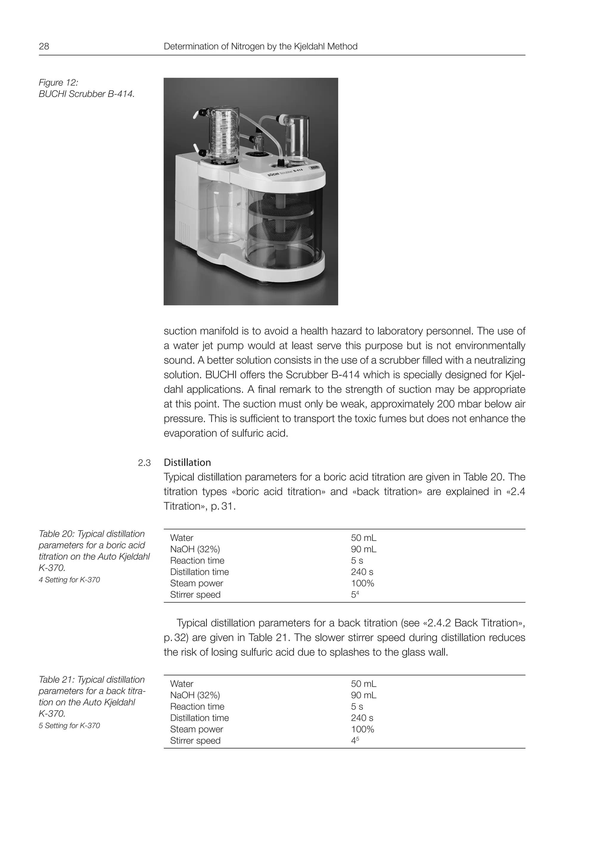 Buchi kjeldahl guide | PDF