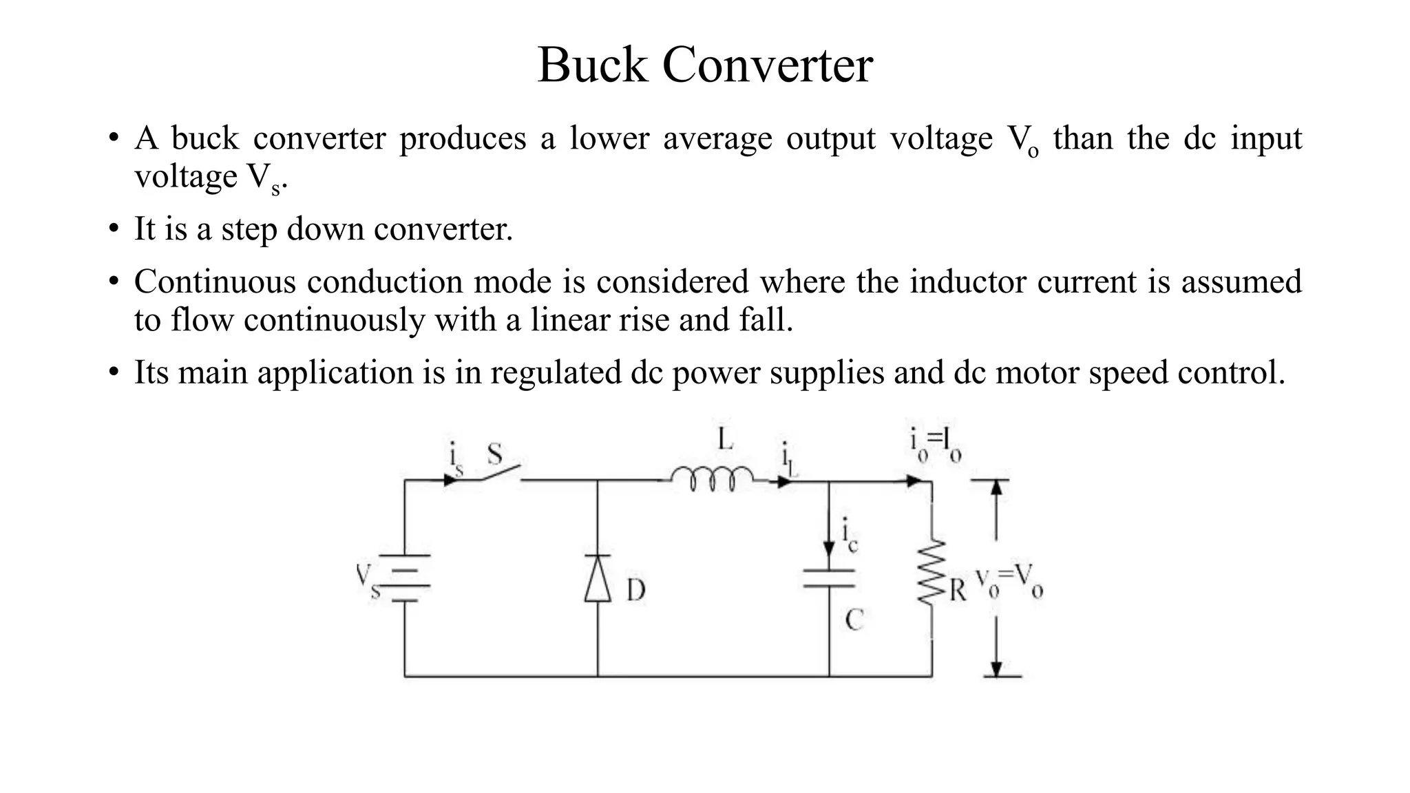 DC-DC Converters-Buck,Boost and Buck Boost | PPTX