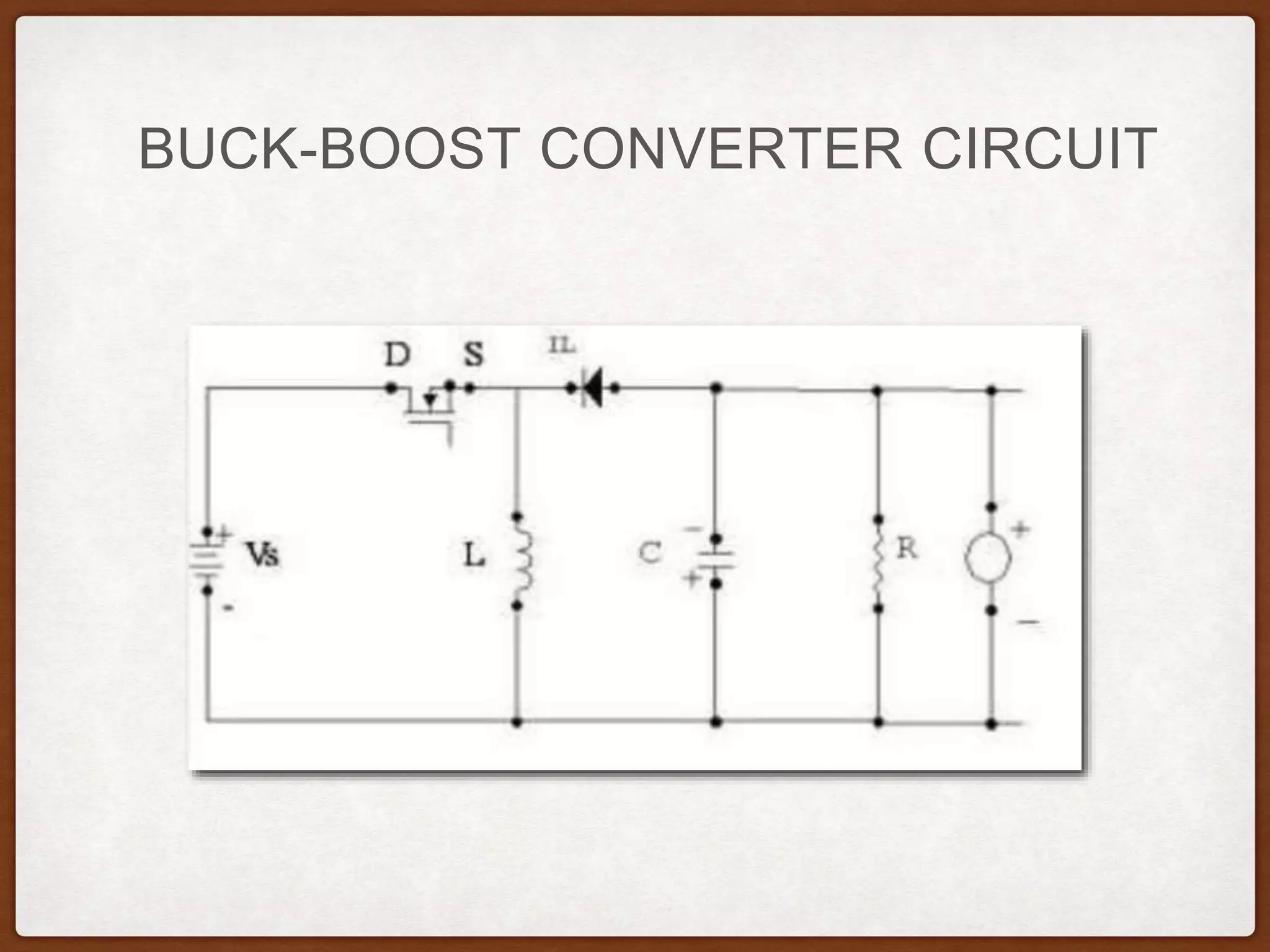 Buck boost converter | PPTX