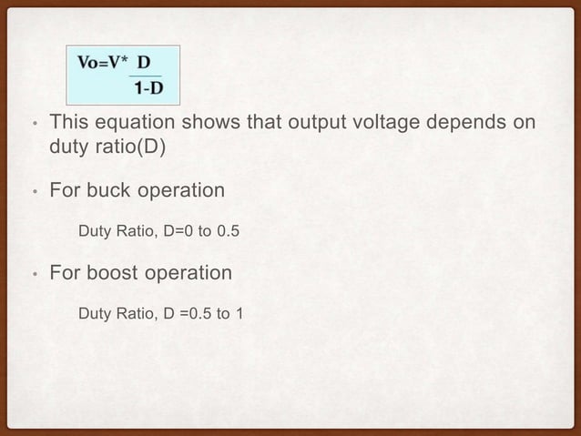 Buck boost converter | PPTX