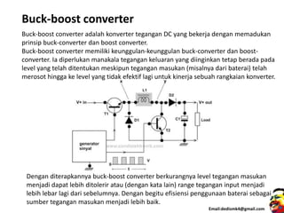 Buck dan boost | PPTX