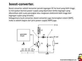 Buck dan boost | PPTX