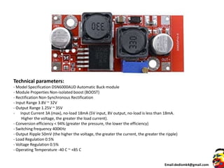 Buck dan boost | PPTX