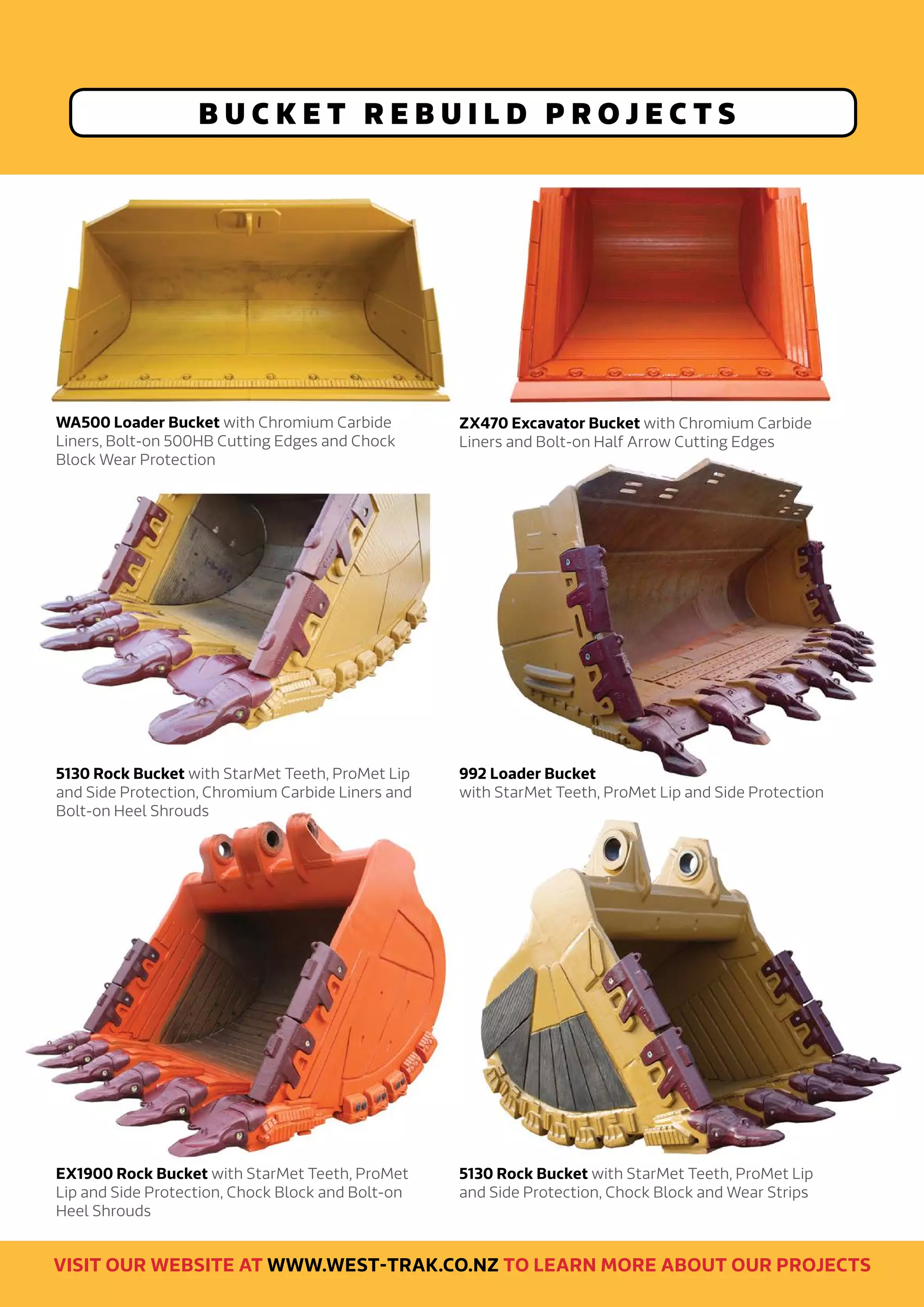 Bucket Builds - Undercarriage Parts | PDF