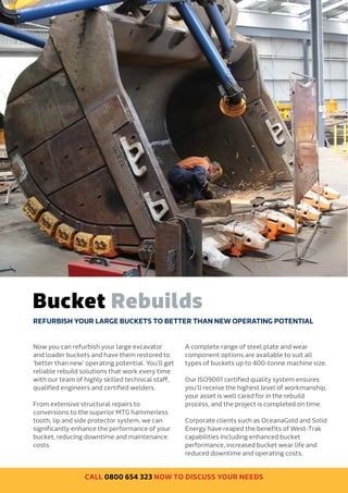 Bucket Builds - Undercarriage Parts | PDF
