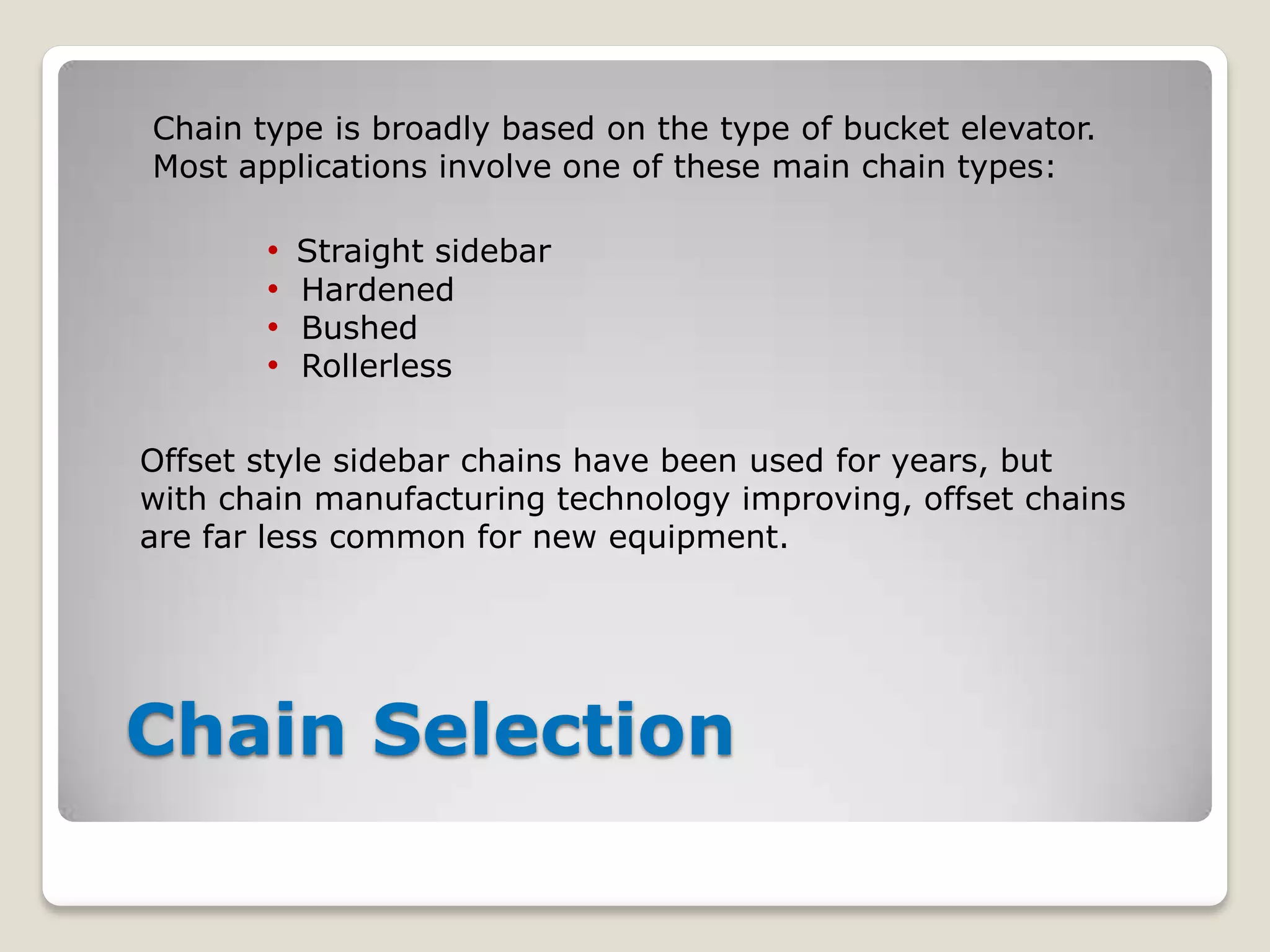 Bucket Elevator Basics: Definitions & Details | PDF