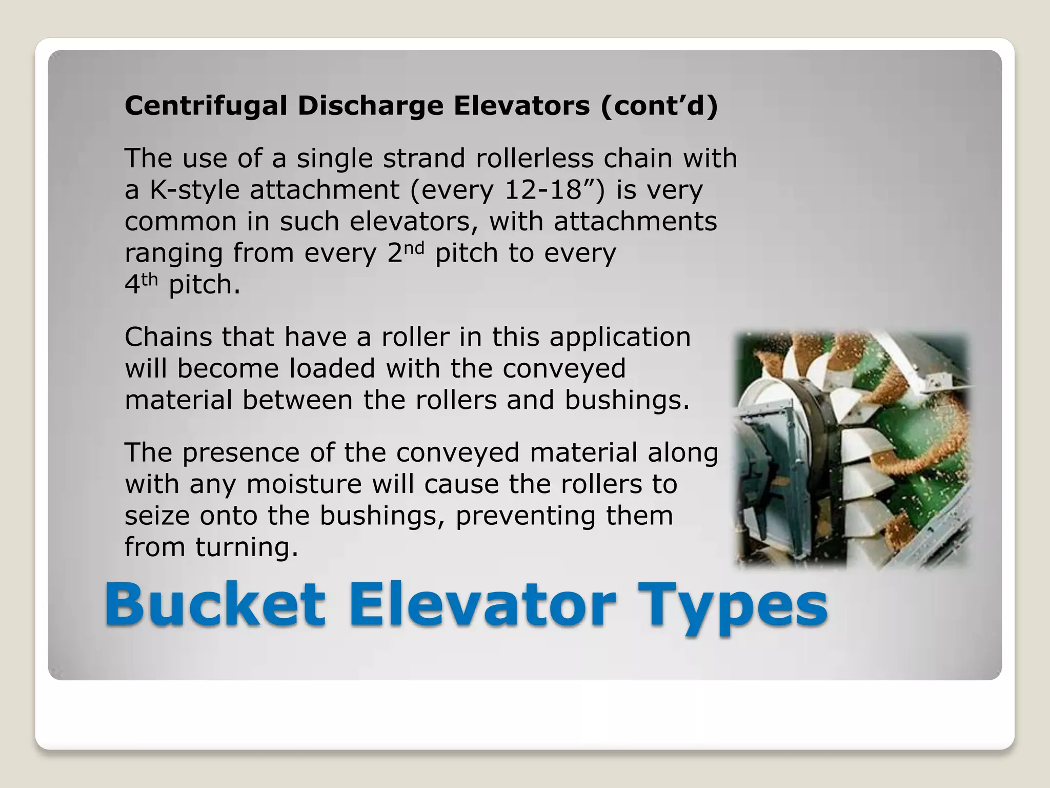 Bucket Elevator Basics: Definitions & Details | PDF