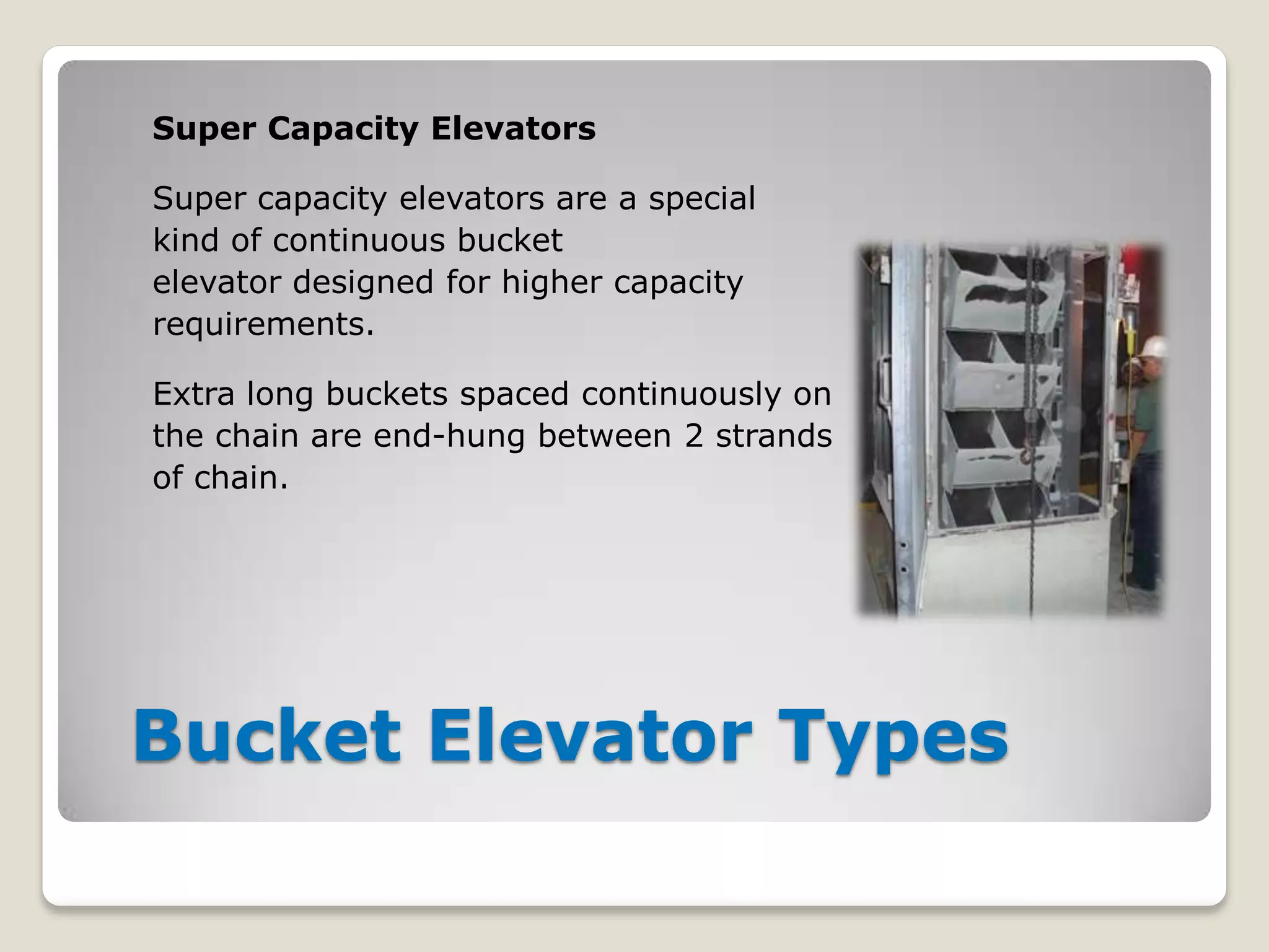 Bucket Elevator Basics: Definitions & Details | PDF