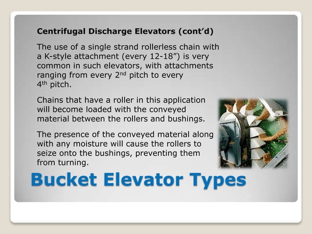 Bucket Elevator Basics: Definitions & Details | PDF | Logistics | Business