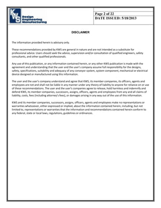 Bucket elevator-o&m-5-21-13 | PDF