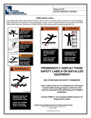 Bucket elevator-o&m-5-21-13 | PDF