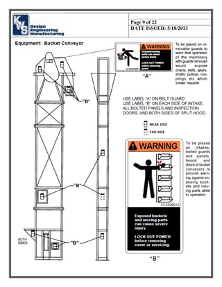 Bucket elevator-o&m-5-21-13 | PDF