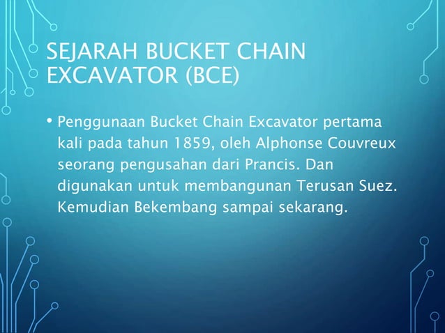 Bucket chain excavator | PPTX