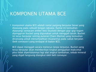 Bucket chain excavator | PPTX