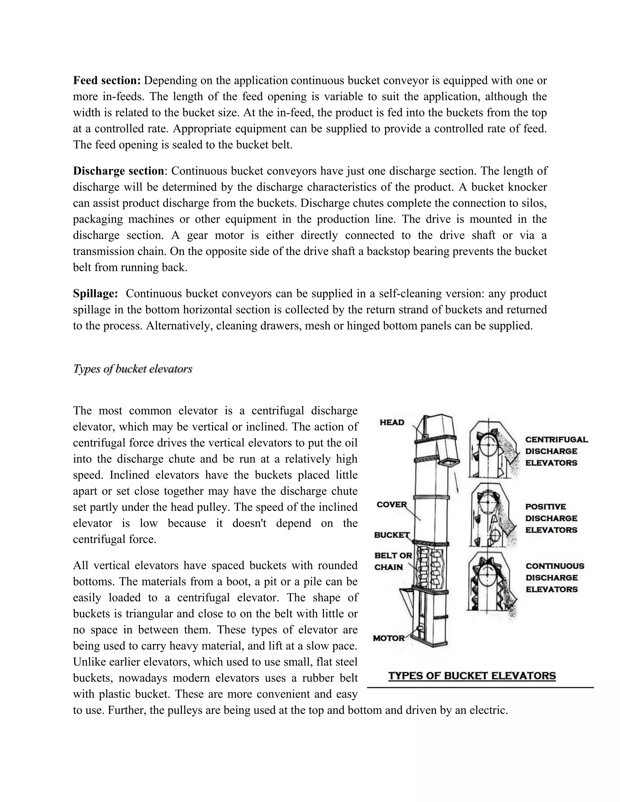 Bucket elevator | PDF