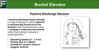 Bucket Elevator presentation made for plant | PPTX