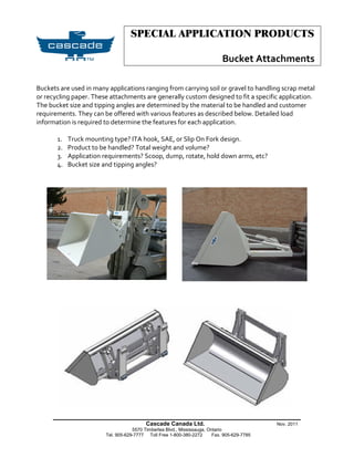 Buckets Guide R0 | PDF