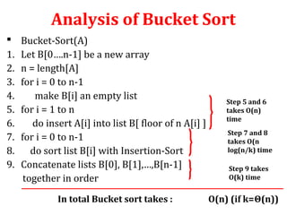 Bucket sort | PPT